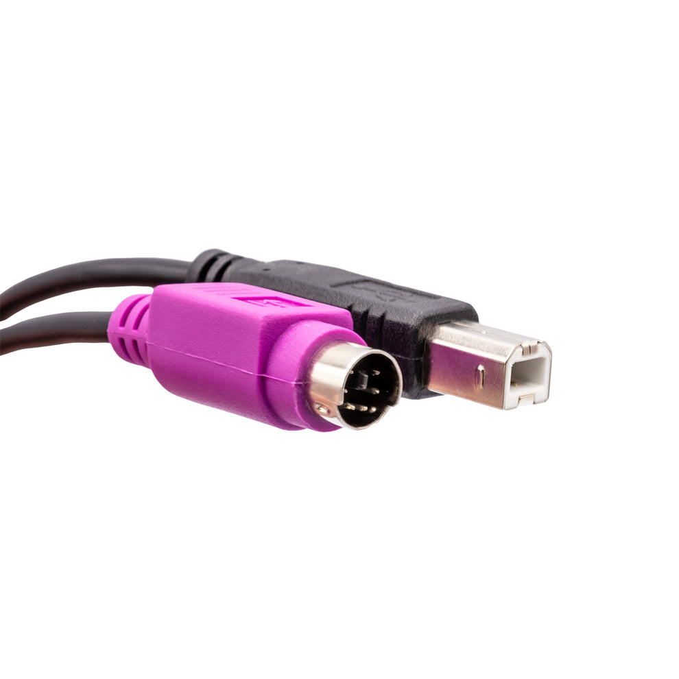 Cable – USB Type B to PS/2 (10FT) – KRS Corporation, LLC